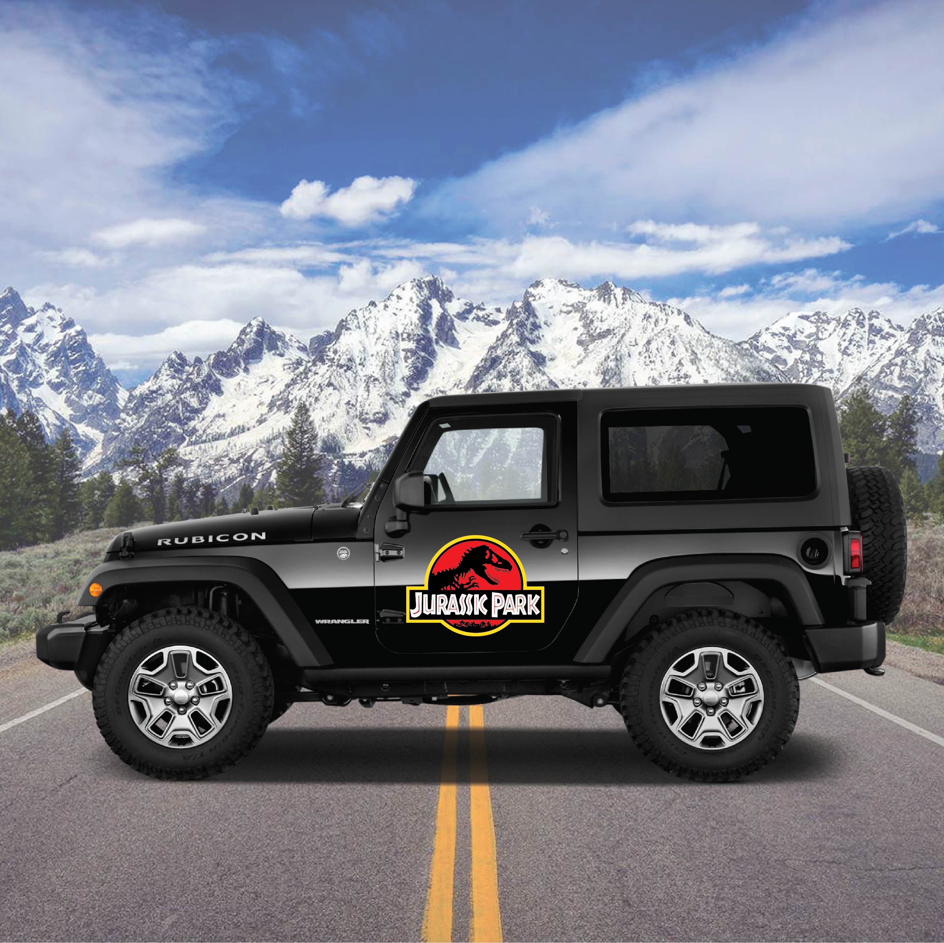 Summit Graphix | Jurassic Park World Vehicle Custom Jeep Decals