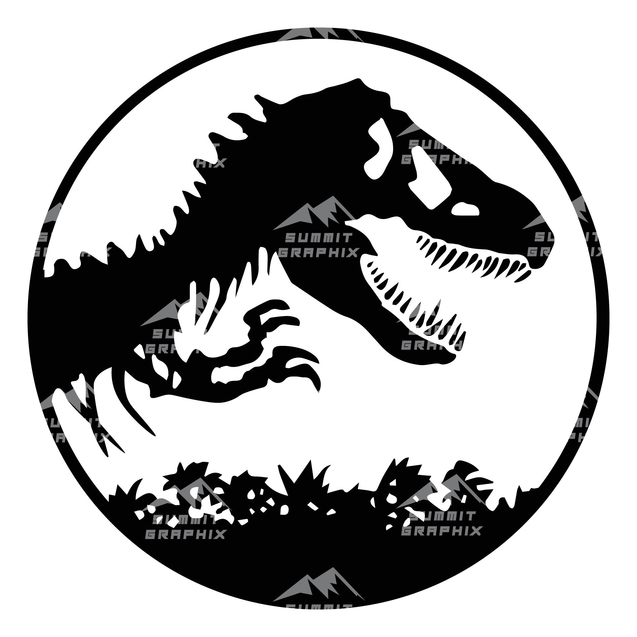Summit Graphix | Jurassic Park Dinosaur Custom Vehicle Jeep Decal